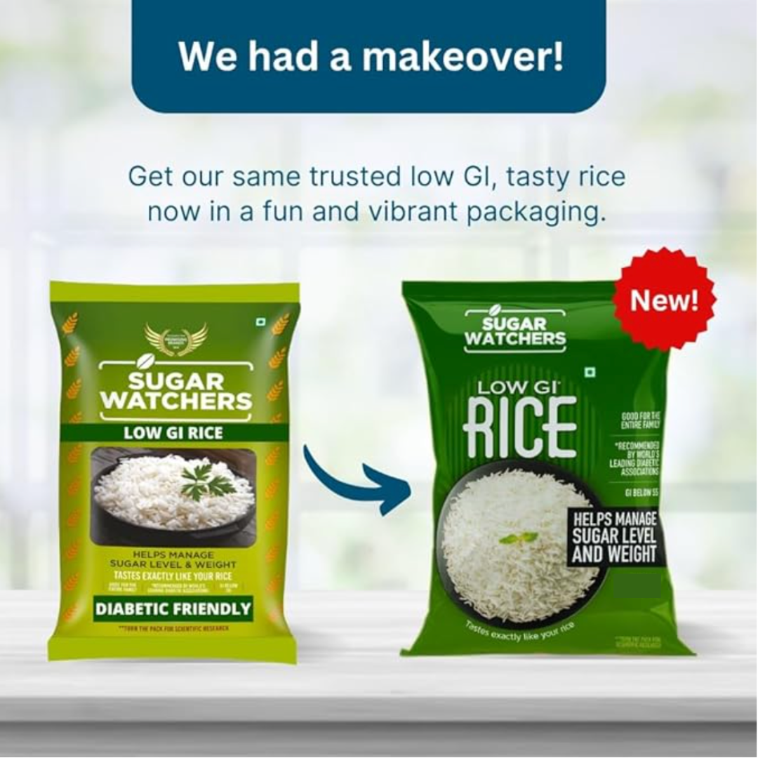 Low-GI Rice, Diabetic Friendly, US FDA Registered – Sugar Watchers Low ...